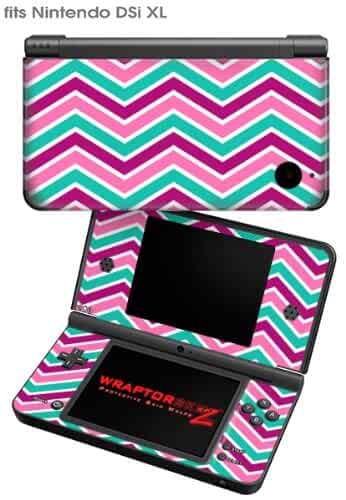 Amazon.com: Nintendo DSi XL Skin Zig Zag Teal Pink Purple: Video Games