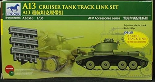 Bronco Cruiser Tank Workable Track Link Set 1:35 Scale Military Model ...