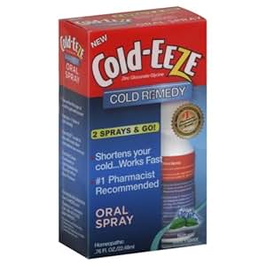 Amazon.com: Cold-EEZE Cold Remedy Oral Spray Natural Mint -- 0.76 fl oz ...