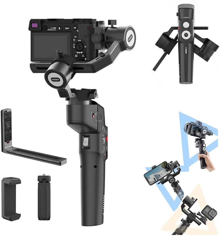 Moza Mini-P 3-axis Gimbal Stabilizer for Smartphones Action Cameras ...