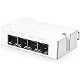 Amazon.com: Gigabit PoE Passthrough Switch, 1 PoE in 3 PoE Out Extender, IEEE802.3af/at PoE ...