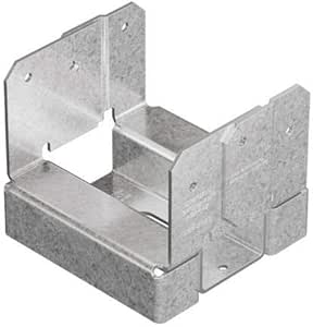 Simpson Strong Tie ABA44Z Z-Max 4 by 4 Adjustable Post Base, Brackets ...