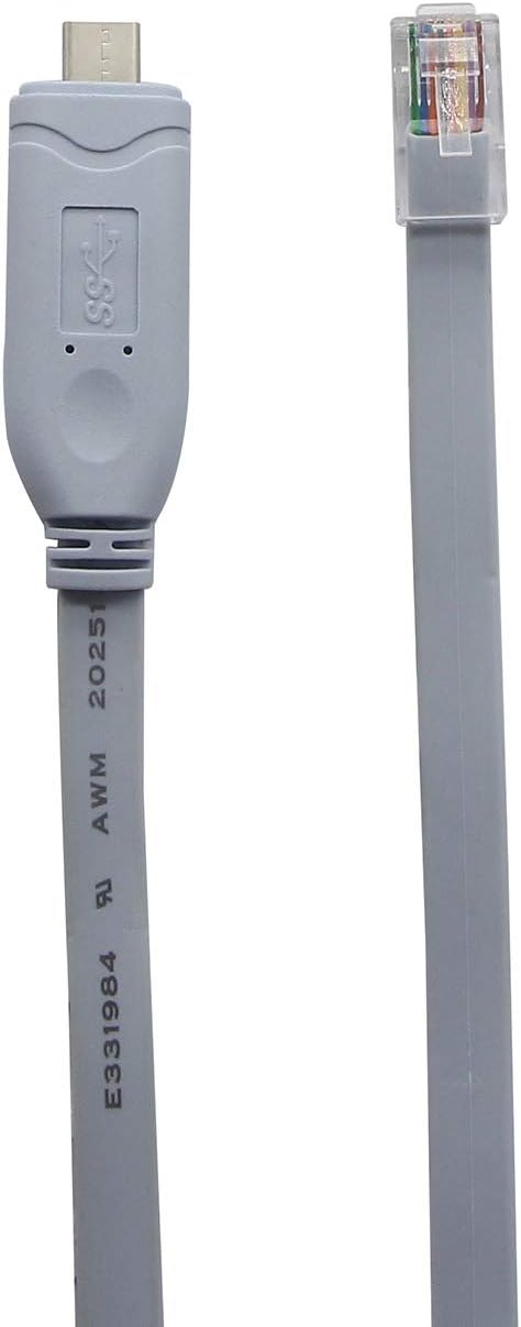 USB-C Console Cable with FTDI Chip,USB Type C to RJ45 Console Cable for ...