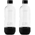 Amazon.com: Replacement for SodaStream Bottles Carbonating Sparkling Water Machine 1 Liter (2 ...
