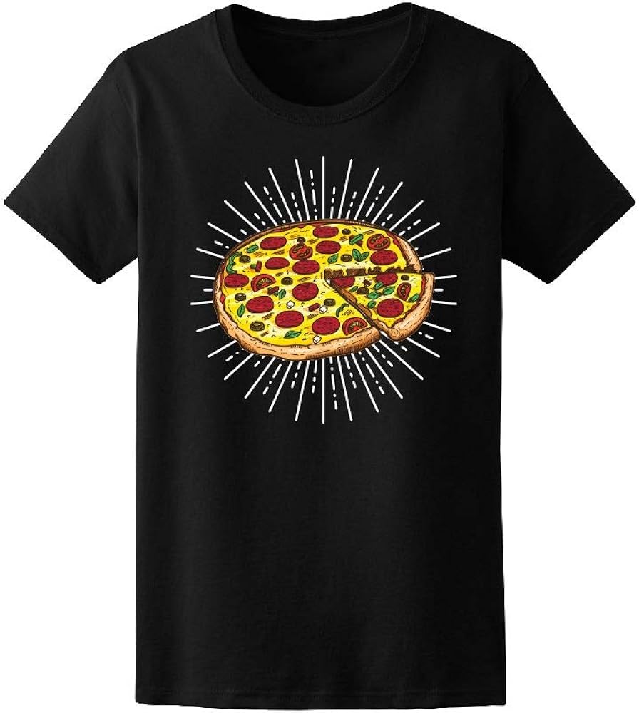 Amazon.com: Pizza Design Tee Men's: Clothing