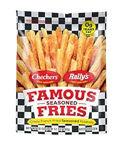 Amazon.com: Checkers and Rally's Famous Seasoned Fries, 28 oz (Frozen ...