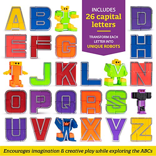 BleuZoo Alphabet Robots Action Figure Alpha-Bots Educational ABC ...