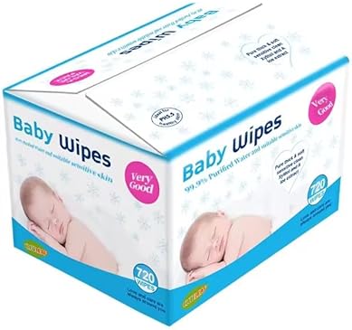 Baby Wet Wipe's Mega Value Box Baby Wipes Pack Of 12 Pouches X 60 ...