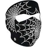 Amazon.com: Neoprene Skull Full Face Reversible Motorcycle Mask ...
