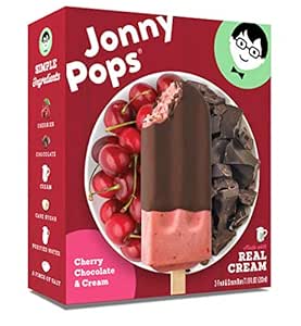 JonnyPops Cherry, Chocolate & Cream Bars, 3 Count (frozen): Amazon.com ...