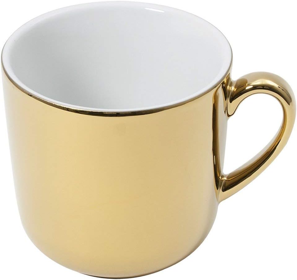 Dibbern Solid Color - Becher mit Henkel 0,32 l - Gold Edition - NEU ...