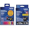 Amazon.com: Brother Genuine Ultra High Yield Black Ink Cartridge ...