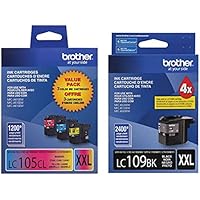 Amazon.com: Brother Genuine Ultra High Yield Black Ink Cartridge ...