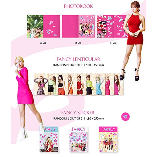 TWICE 7th Mini Album - FANCY YOU [ B ver. ] CD + Photobook + Lenticular ...