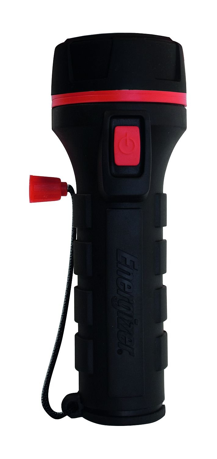 Energizer LED Rubber Torch Light 2AA Beam Range 25 m Black 633653 ...