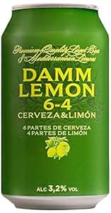 Damm Lemon Cerveza con limón - 33 cl: Amazon.es: Amazon Pantry