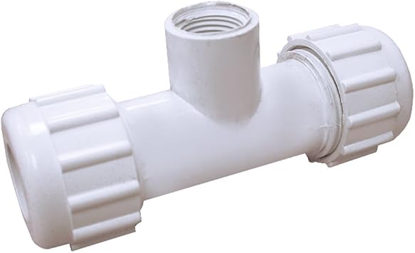 PlumBest C17100R PVC Compression Tee, 1-Inch IPS - Pipe Fittings ...