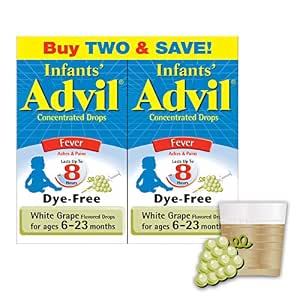 Amazon.com: Advil, Infants' Concentrated Drops 50mg Ibuprofen Fever ...