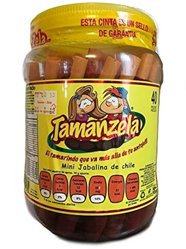Tamanzela Tarugos Tamarindo Tamarind Candy Sticks 40Pcs 640g Authentic ...