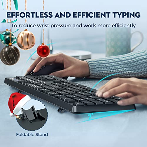 Wireless Keyboard And Mouse Combo Colikes 2 4g Usb Cordless Mouse And Keyboard 3 Level Dpi
