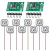 Dorhea 8Pcs 50kg Load Cell Body Scale Half Bridge Strain Gauge Human ...