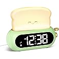 Amazon.com: Kids Alarm Clocks for Bedroom, Cute Digital Clock with ...