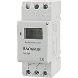 Amazon.com: Baomain CN101A AC 110V Digital LCD Power Programmable Timer Time Switch Relay 16A ...