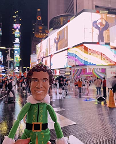 Jakks Holiday Elf Buddy The Elf Talking Plush with 15 Phrases ...