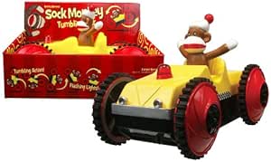 Amazon.com: Sock Monkey Tumbling Car : Toys & Games
