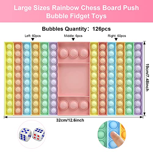 Kawasalle Pop Board Game,Popper It Games with Dices,Pop Game Board,Big ...