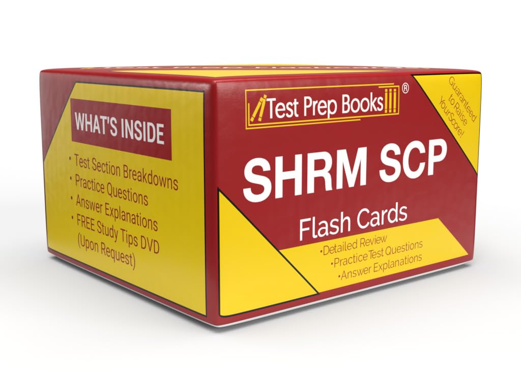 SHRM SCP Study Cards: SHRM SCP Exam Prep 2025-2026 With Practice Test ...