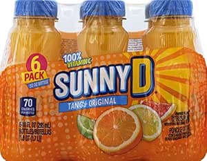 Amazon.com : Sunny D Orange Juice Drink, 60 Fluid Ounce -- 4 per case ...