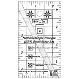 Amazon.com: Bloc Loc~Half Rectangle Triangle Large 2-1 Acrylic Ruler ...