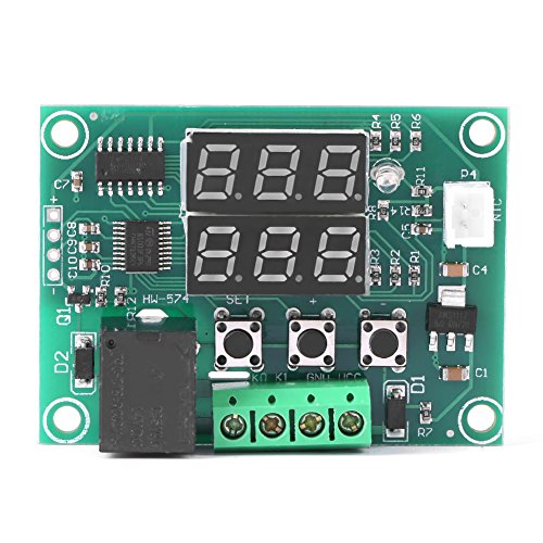 Digital Thermostat Module Micro DC 12V -50℃ to +110℃ Temperature Controller Board, Electronic ...