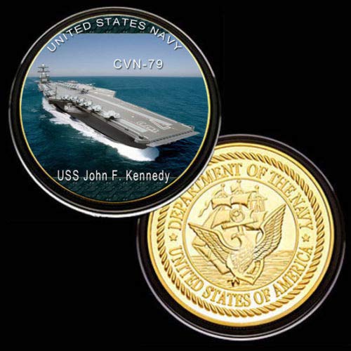 Buy U.S. United States Navy | USS John F. Kennedy CVN-79 | Gold Plated ...