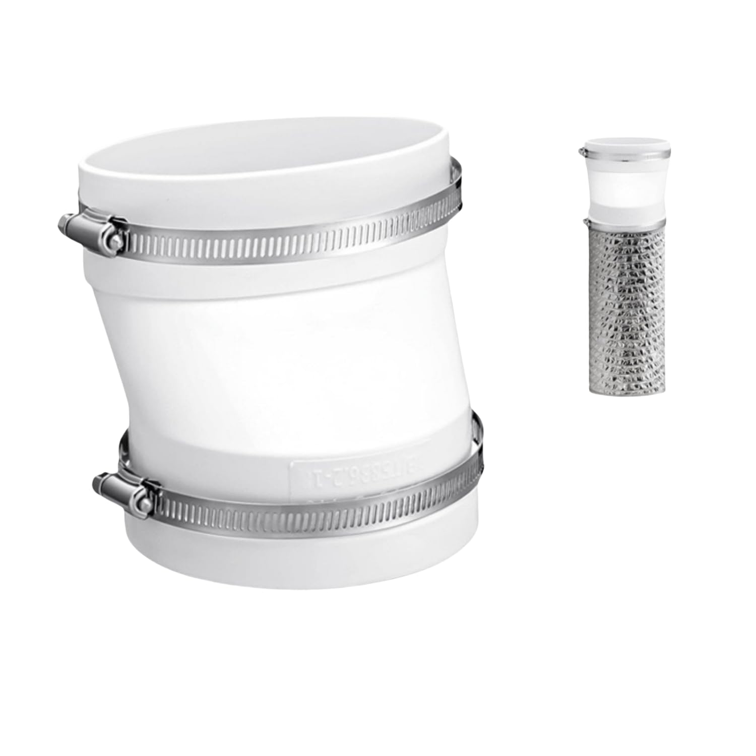 Ptazucv Round to Oval Duct Connector,4'' Dryer Vent Hose Connector ...