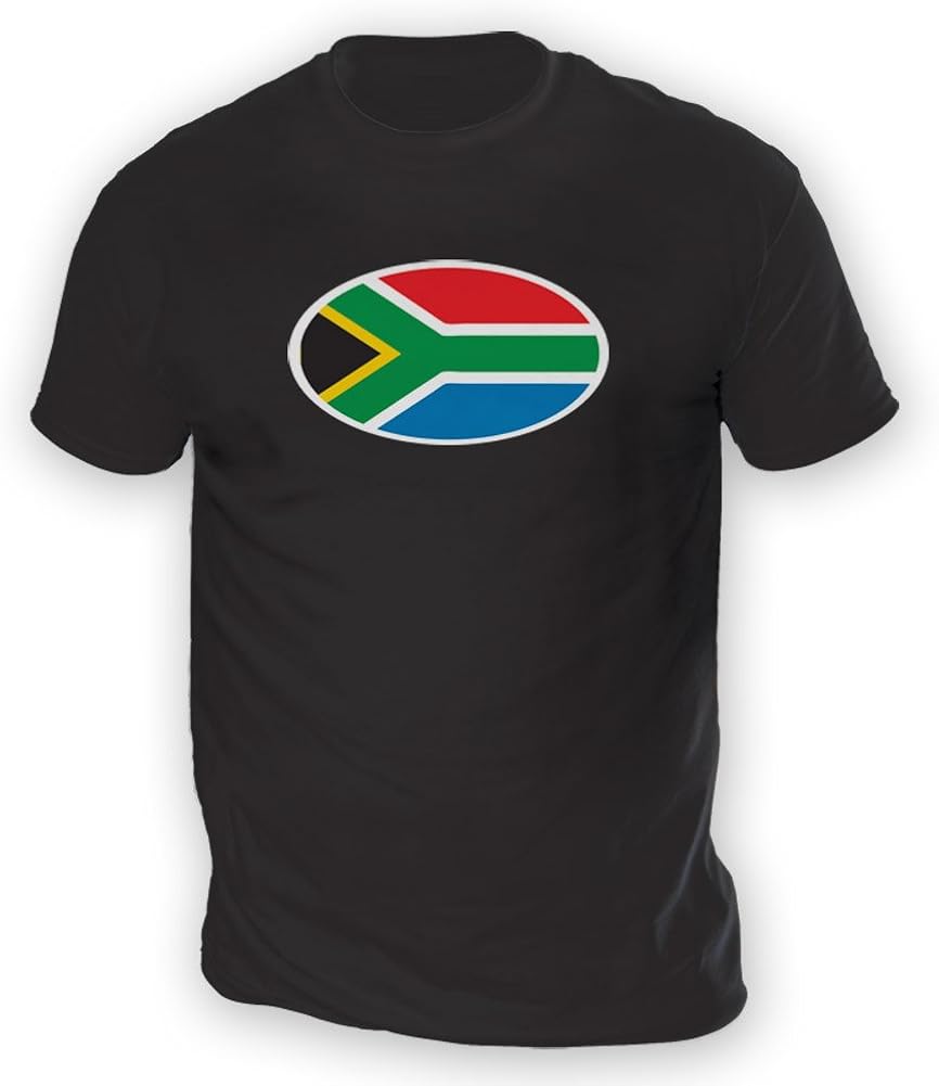 South African Flag Mens T-Shirt -x13 Colours- XS to 3XL Sizes: Amazon ...