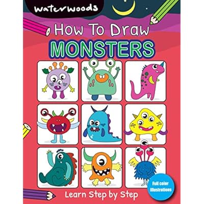 How To Draw Monsters: Learn How to Draw 100 Monsters Nepal | Ubuy