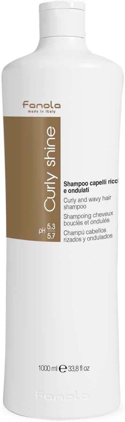 Fanola Fanola Curly Shine Curly and Wavy Hair Shampoo, 1 kg,1096333 ...
