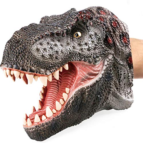 Gemini&Genius Pig Hand Puppet Realistic Soft Rubber Funny Animal Head ...