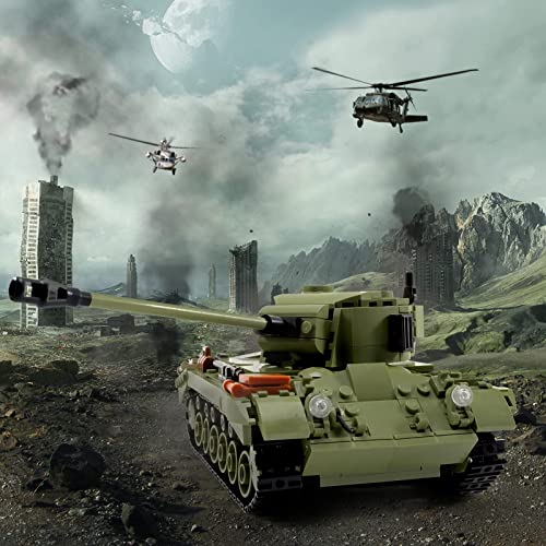 Sluban WWII-Medium Tank M26E1/Super Pershing Building Blocks Toy, 2 in ...