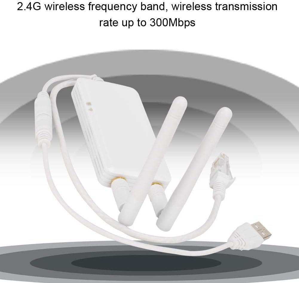 Oumij 2.4G Band Wireless Repeater Wireless Signal Booster WiFi Bridge ...