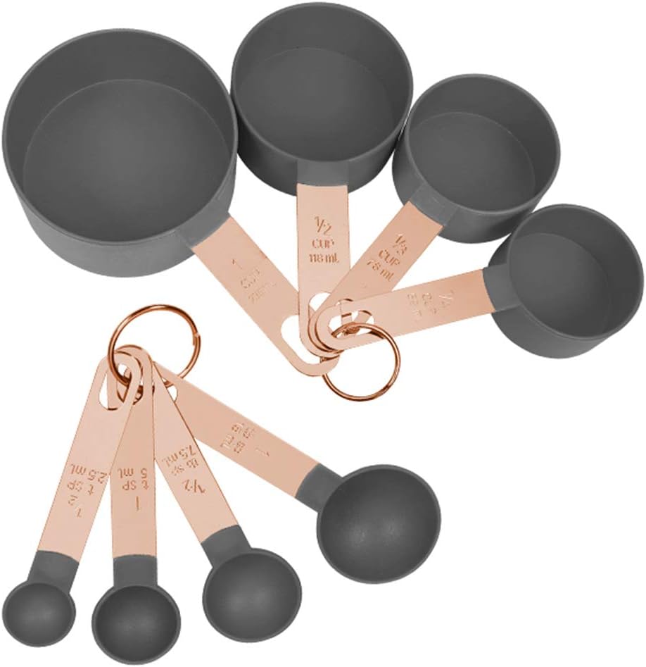 Measuring Cups Spoons with Spout Set Kitchen Nesting Measurement for ...