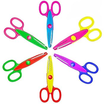 Amazon.com : Wedo 0771933 Deckle Edge Creative Scissors Wavy Cut, Cut ...