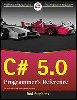 Buy C# 5.0 Programmer's Reference (WROX) Book Online at Low Prices in India | C# 5.0 Programmer ...