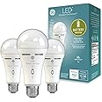 GE LED+ Battery Backup A21 LED Light Bulbs, Rechargeable Light for ...
