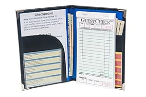 Amazon.com : Server Book for Waitress | Waitress book that fits in ...