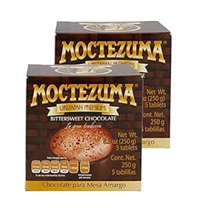 Amazon.com : Moctezuma - Uruapan Premium Chocolate Tabs from Mexico - 8 ...