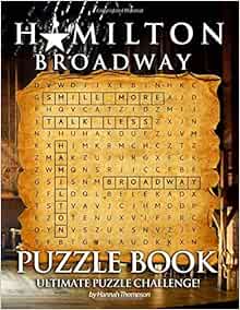 Hamilton Broadway Puzzle Book: A Bunch Of Creativity Puzzles For ...