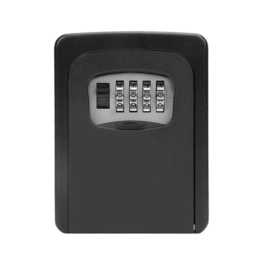 Combination Padlocks Tools & Home Improvement Black Wall Mounted Lock ...